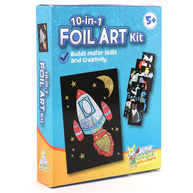 10-in-1 Foil Art Kit – Play Brainy