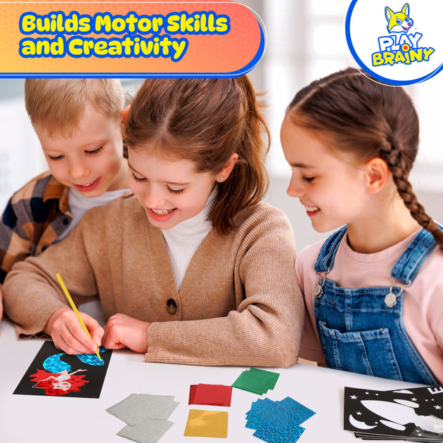 10-in-1 Foil Art Kit – Play Brainy